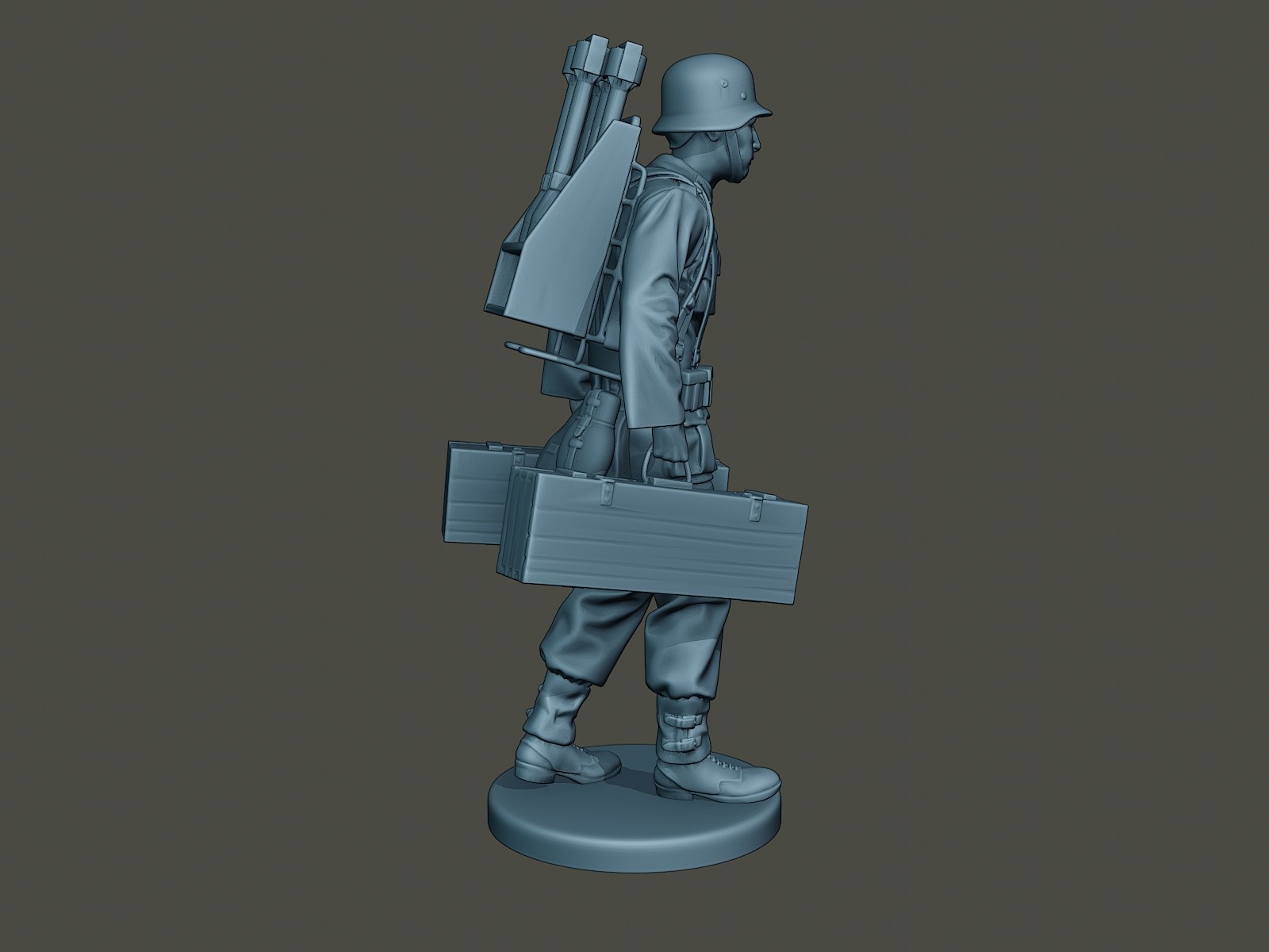 ArtStation - German soldier ww2 carrying rockets G4 | Resources