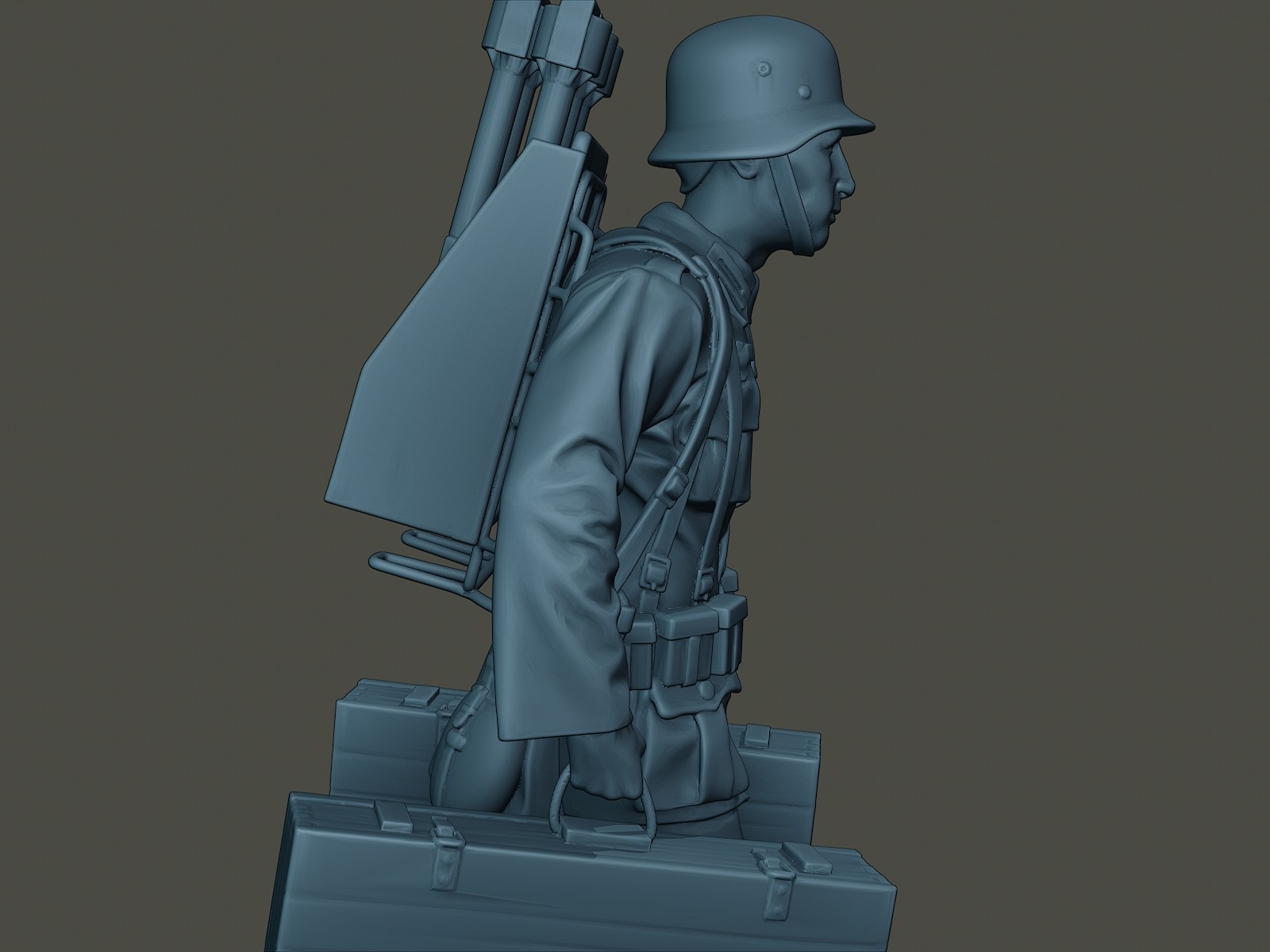 ArtStation - German soldier ww2 carrying rockets G4 | Resources