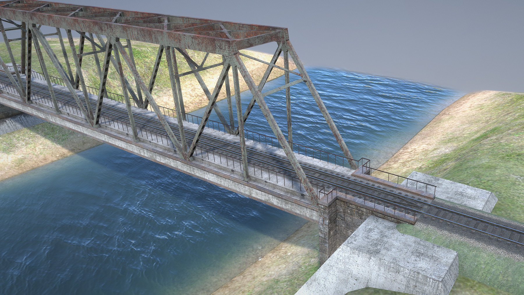 ArtStation - RW Bridge Vologda-II mono ferma | Resources