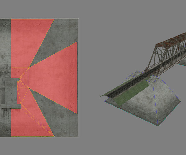 ArtStation - RW Bridge Vologda-II mono ferma | Resources