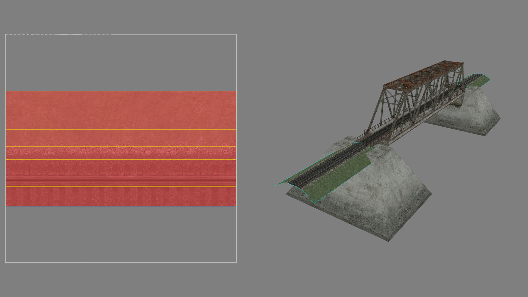 ArtStation - RW Bridge Vologda-II mono ferma | Resources