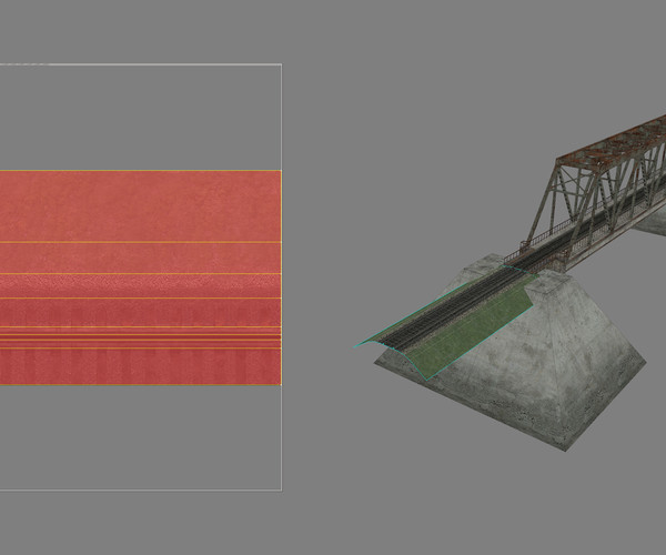 ArtStation - RW Bridge Vologda-II mono ferma | Resources