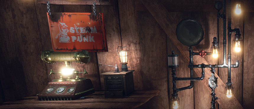 ArtStation - SteamPunk Lights Collection For Unity | Resources