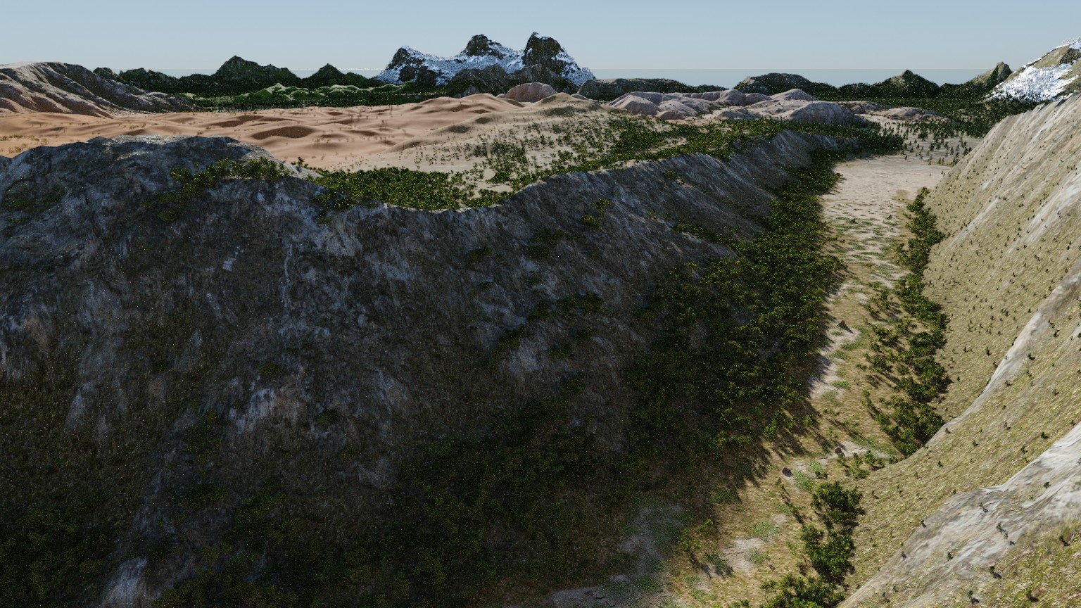 ArtStation - Map001 biomes in Blender | Game Assets