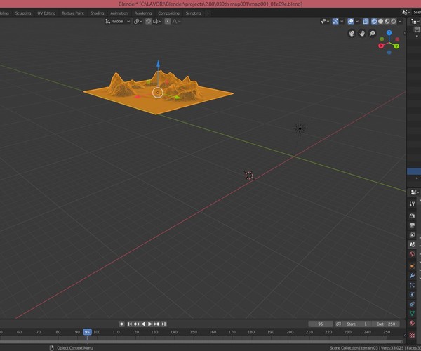 ArtStation - Map001 biomes in Blender | Game Assets