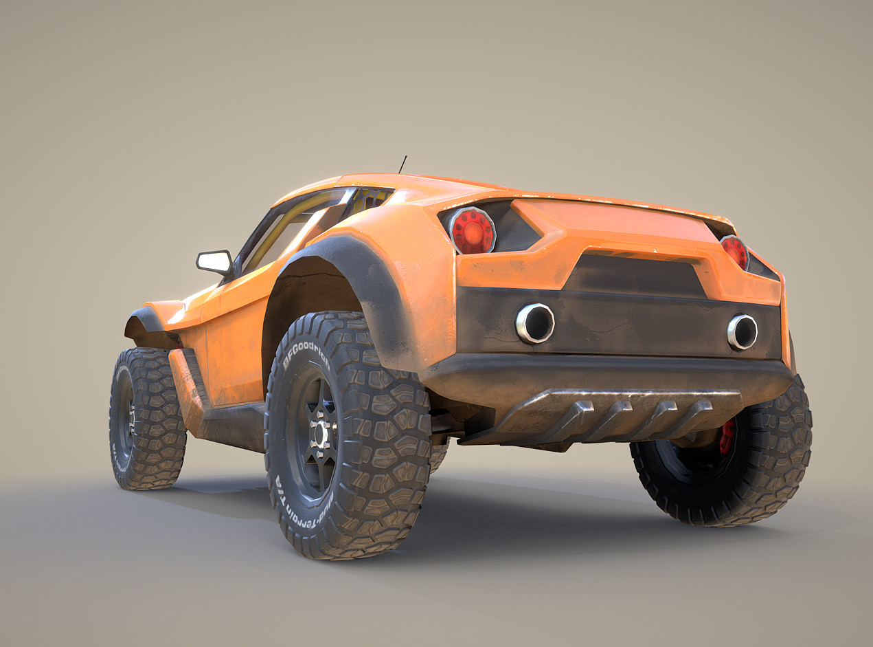ArtStation - Zarooq Sand Racer Car | Resources