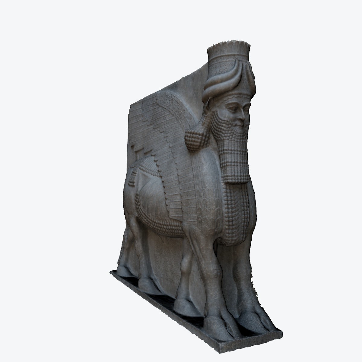 ArtStation - Assyrian Winged Bull with human Head (Lamassu) | Resources