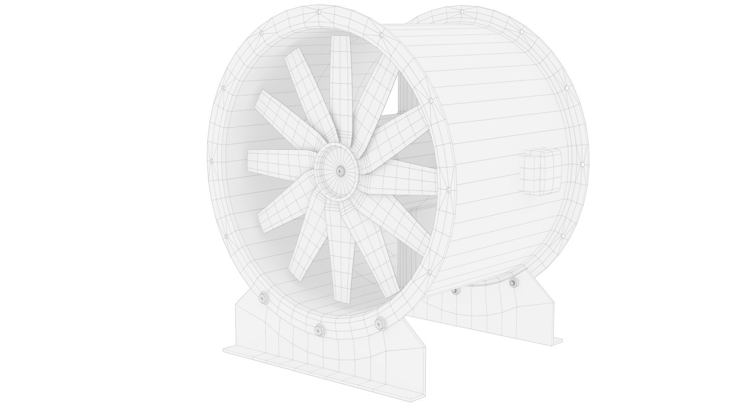 ArtStation - Axial Flow Fan 2 New | Game Assets