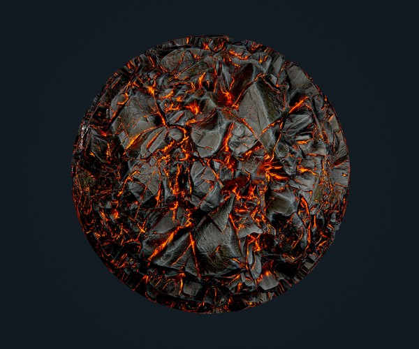 ArtStation - 25 Lava Ground Terrain Seamless PBR Texture Pack | Game Assets