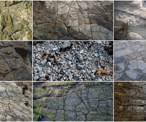 ArtStation - COASTAL ROCK Photo Reference Pack | Resources