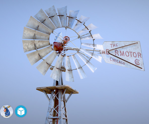 ArtStation - Aermotor WindMill | Resources
