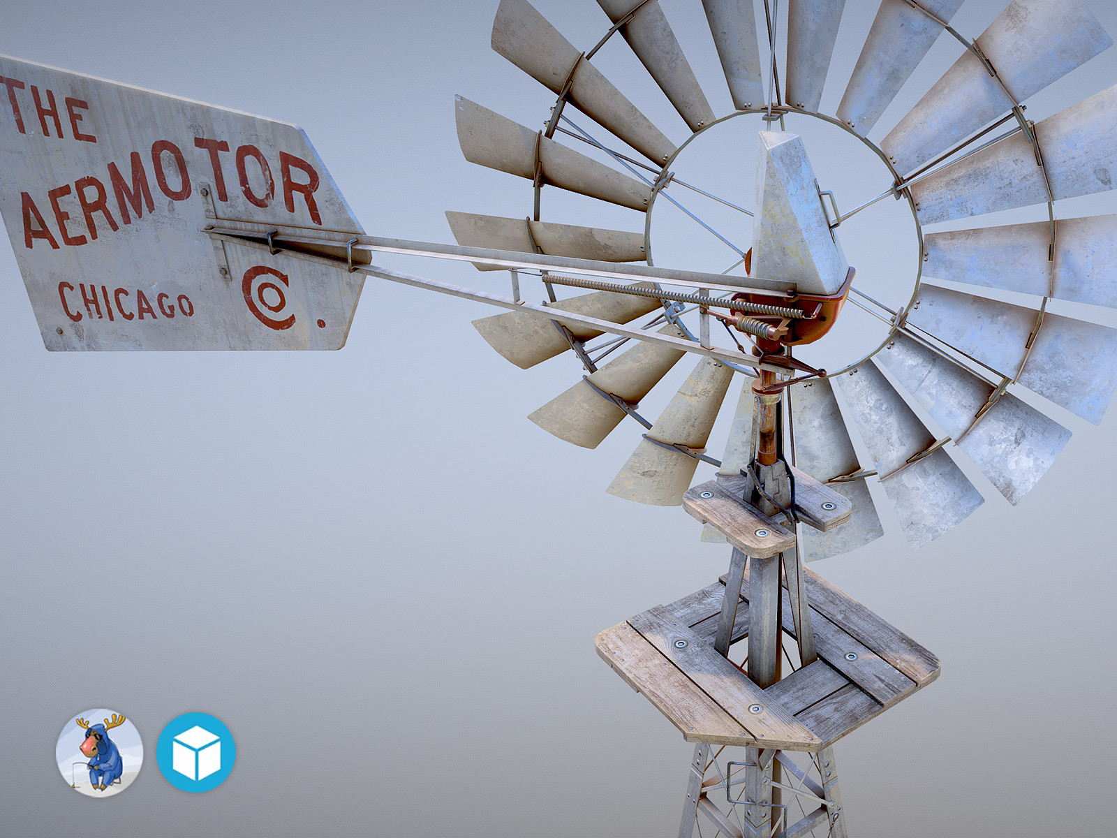 ArtStation - Aermotor WindMill | Resources