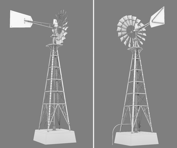 ArtStation - Aermotor WindMill | Resources