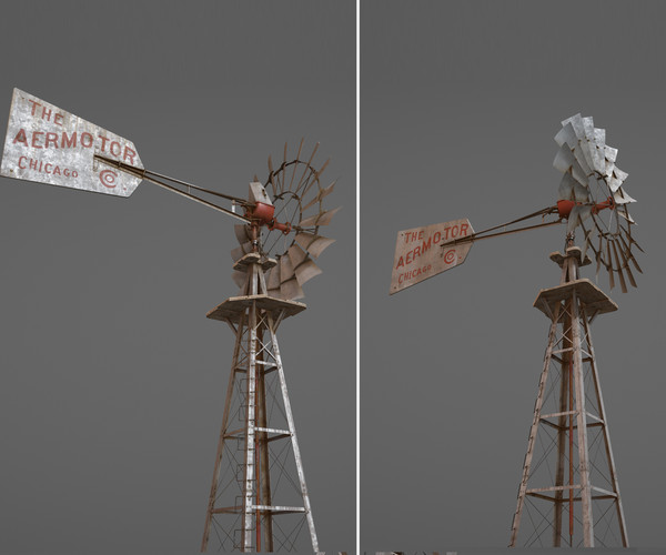 ArtStation - Aermotor WindMill | Resources
