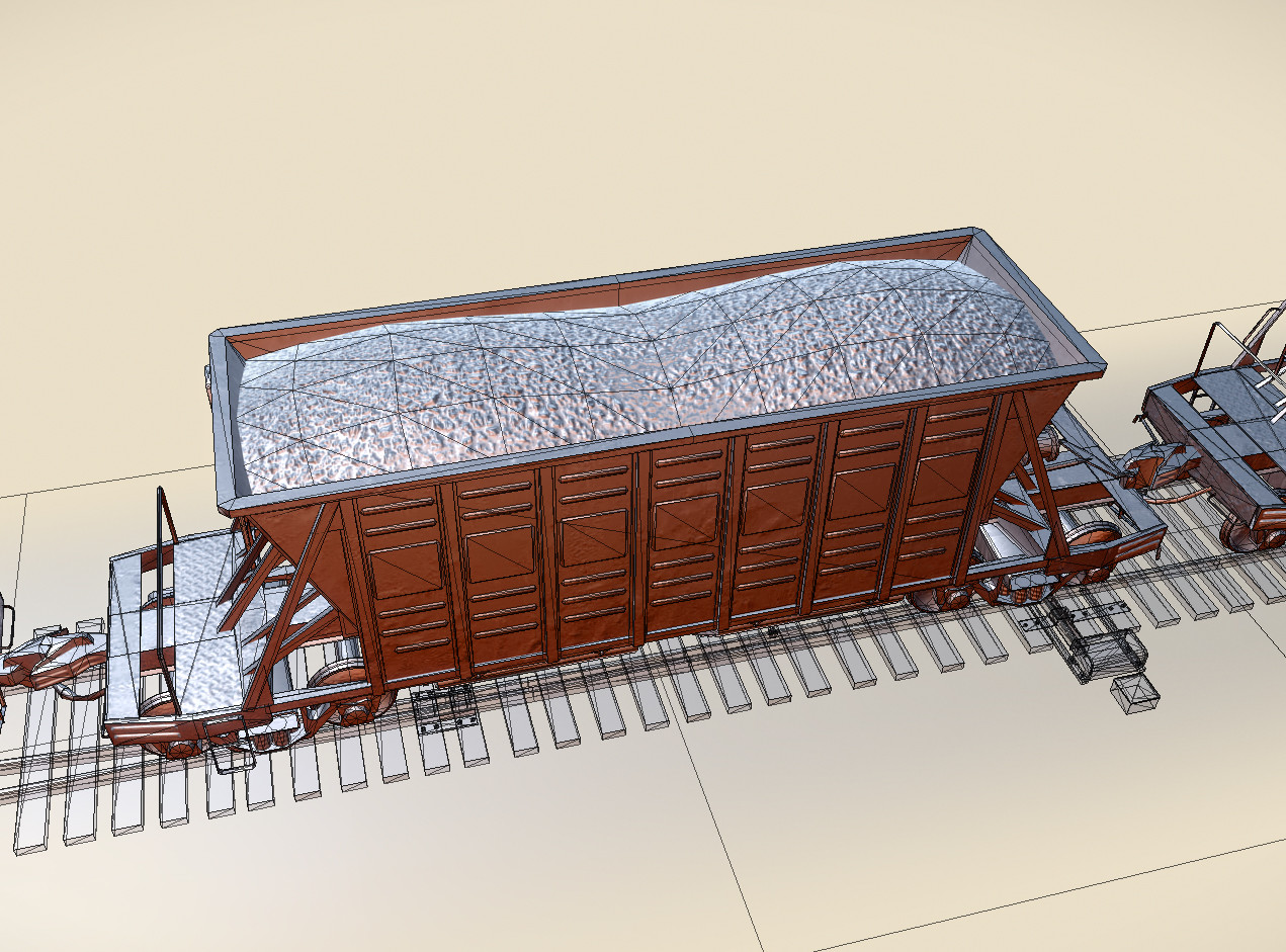 ArtStation - Railway Hopper Car vr3 | Resources