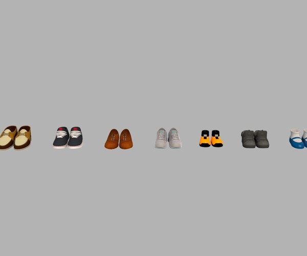 ArtStation - Shoes | Game Assets