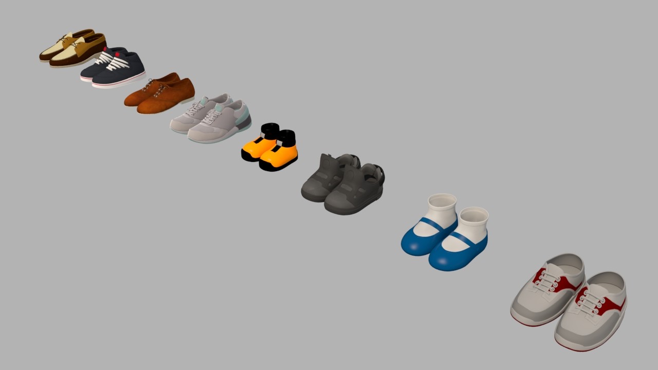 ArtStation - Shoes | Game Assets