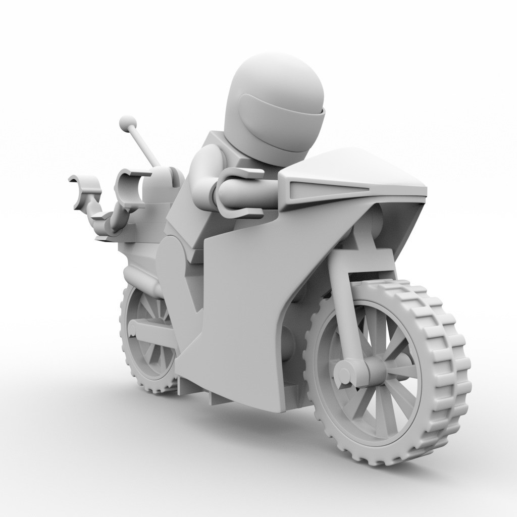 ArtStation - Lego Police motorcycle | Resources