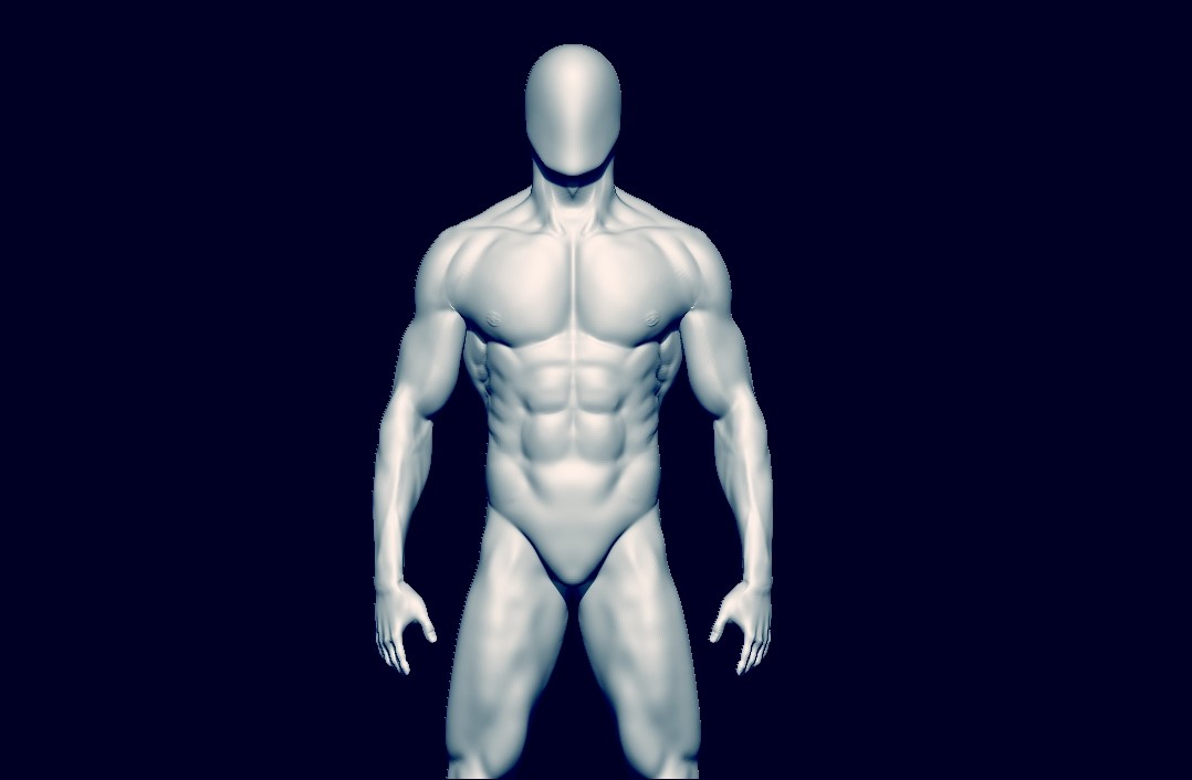 ArtStation - base mesh anatomy | Resources