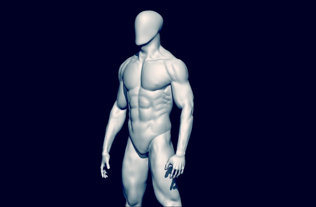 ArtStation - base mesh anatomy | Resources