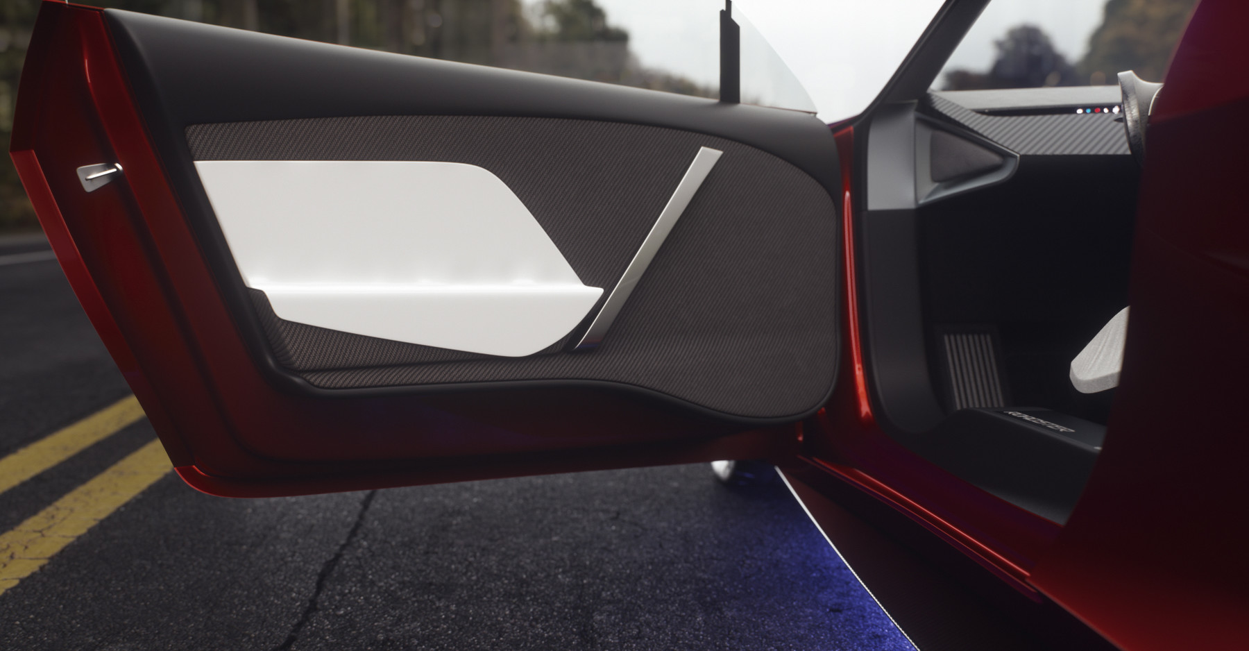 ArtStation - Tesla Roadster Interior 3D Model & Physics Rig | Game Assets