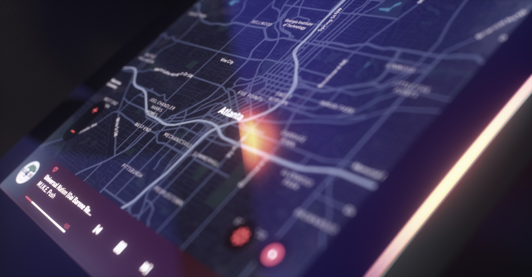 Velislav Slavov - Tesla Roadster Interior 3D Model & Physics Rig