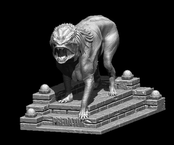 ArtStation - Predator Dog Model Printing Miniature Assembly File STL ...