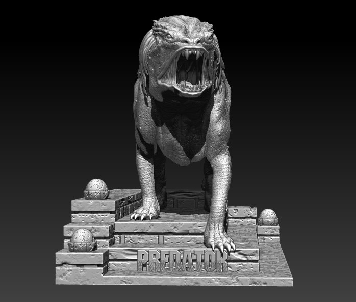 ArtStation - Predator Dog Model Printing Miniature Assembly File STL ...