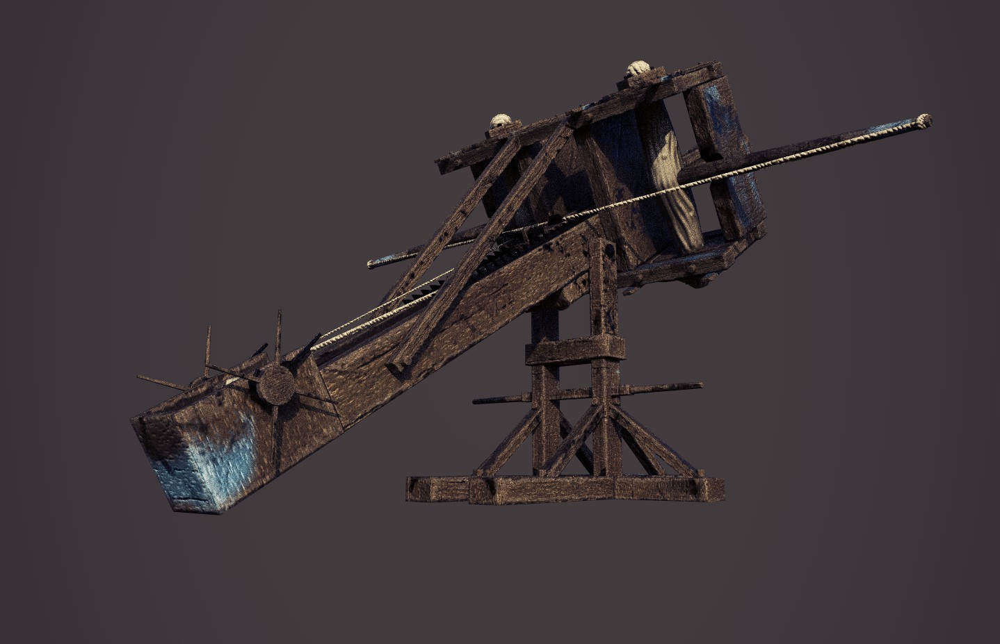 ArtStation - Ballista Lithobolos stone thrower | Resources