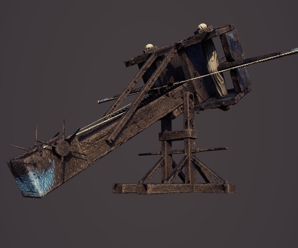 ArtStation - Ballista Lithobolos stone thrower | Resources