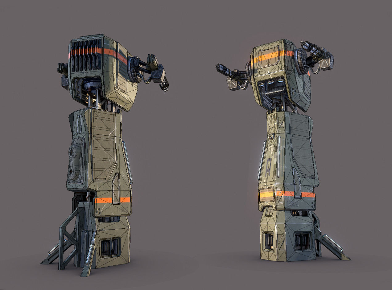 ArtStation - Turret Tower | Game Assets