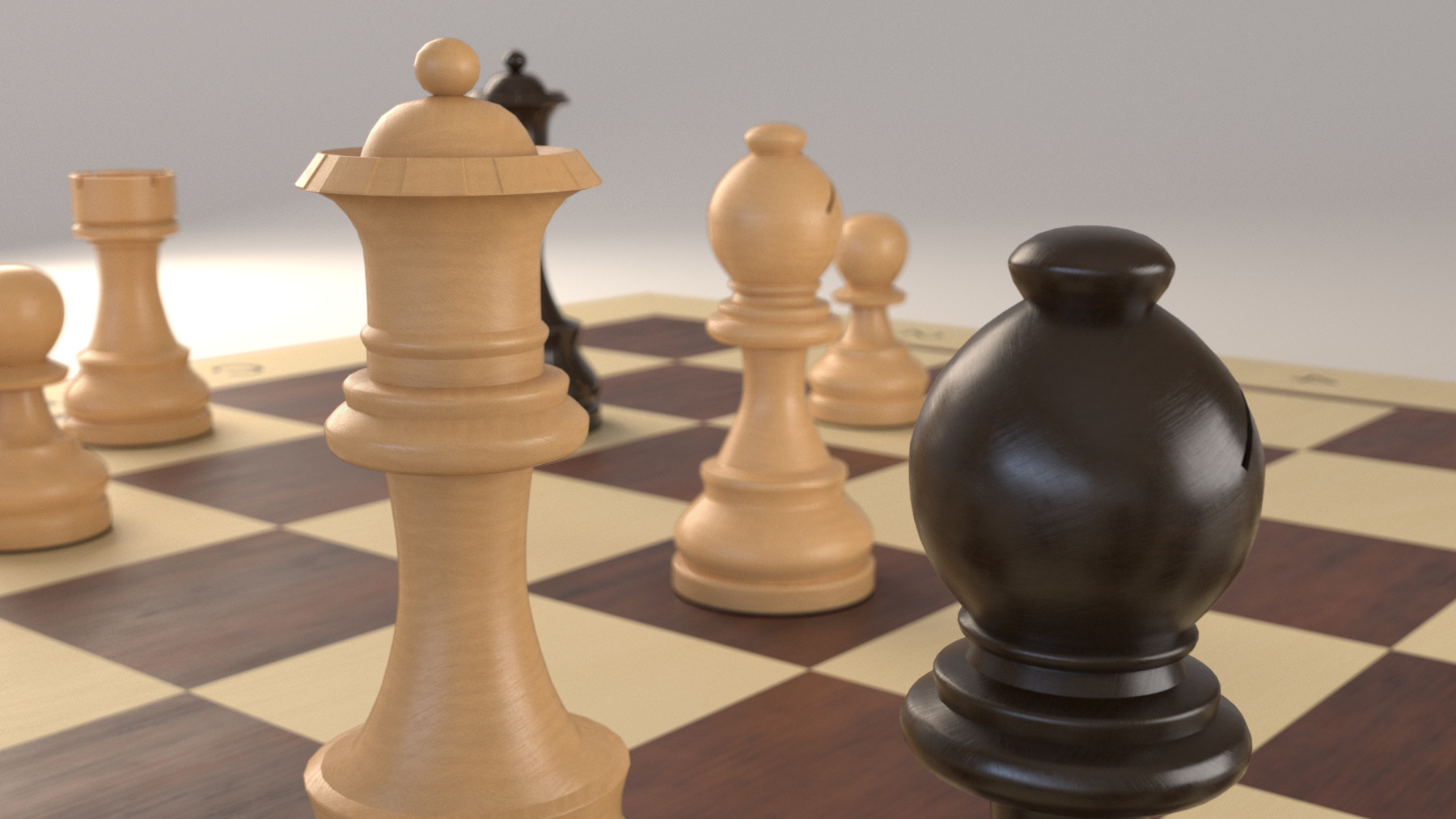 ArtStation - Niggemann Chess Set (+Procedural Substance Texture ...