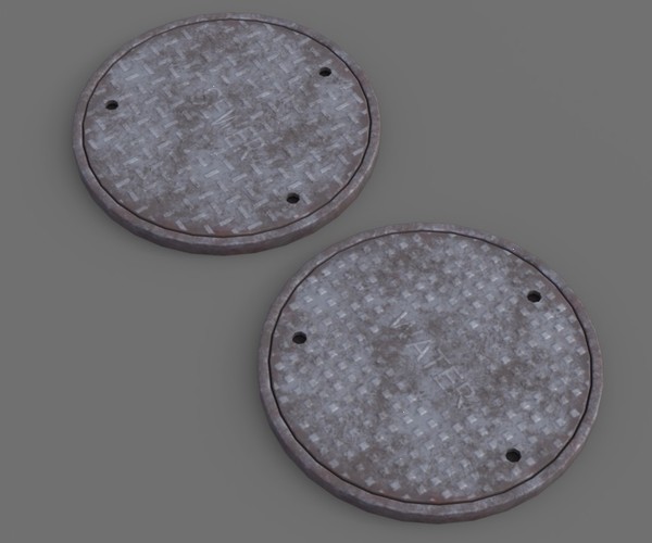 ArtStation - Manhole 1 | Game Assets