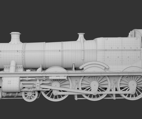 ArtStation - GWR 4900 Class 5972 Olton Hall (Hogwarts Express) Clean ...