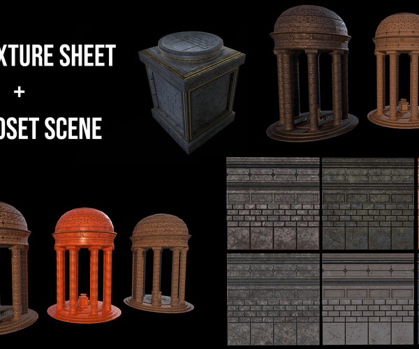 ArtStation - Trim Texture Sheet - Medieval | Game Assets