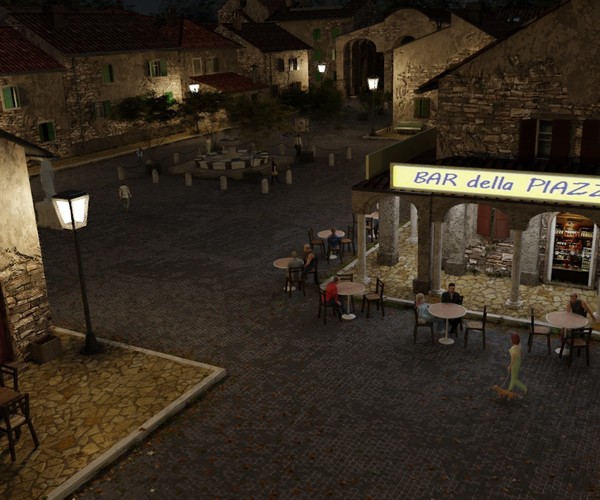 ArtStation - Small town in Blender | Game Assets