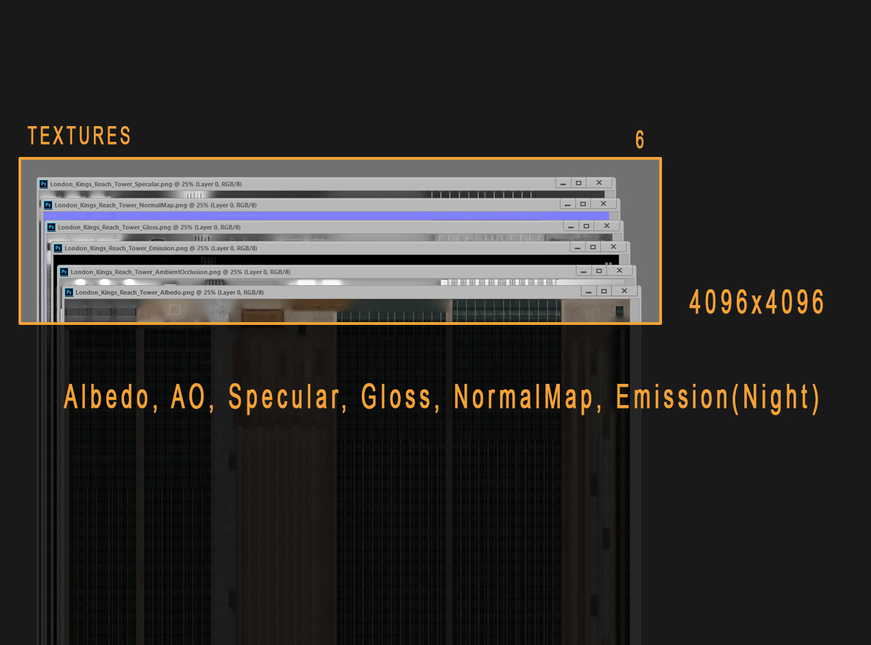 ArtStation - Kings Reach Tower London | Resources
