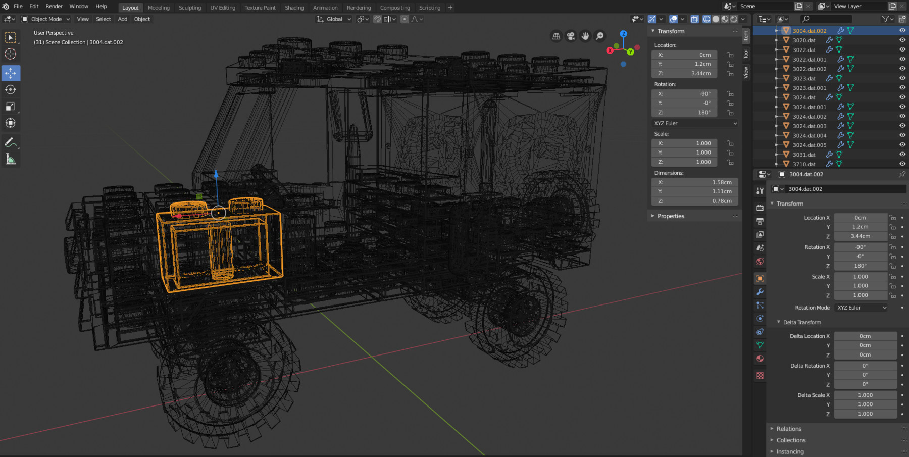 ArtStation - classic block set 106-1 Unicef Van and minifig | Resources