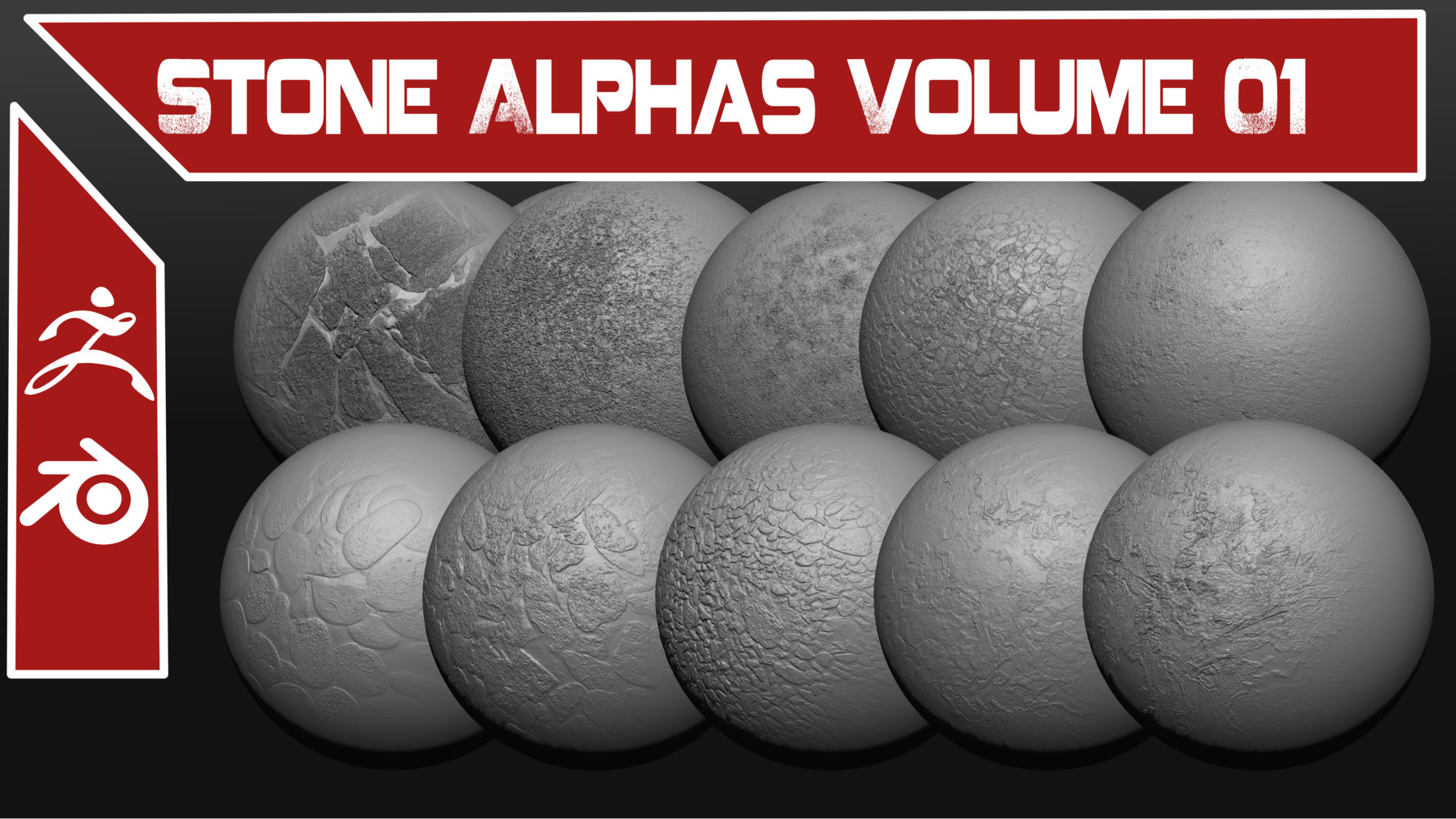 ArtStation - Stone Alphas Volume 01 | Brushes