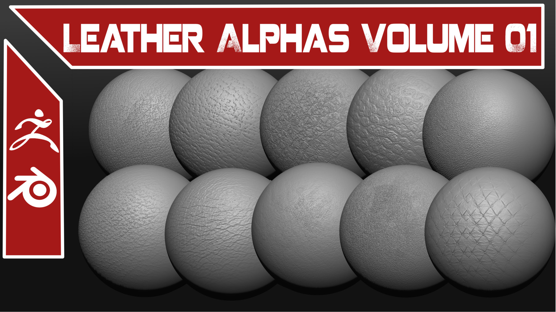ArtStation - Leather Alphas Volume 01 | Brushes