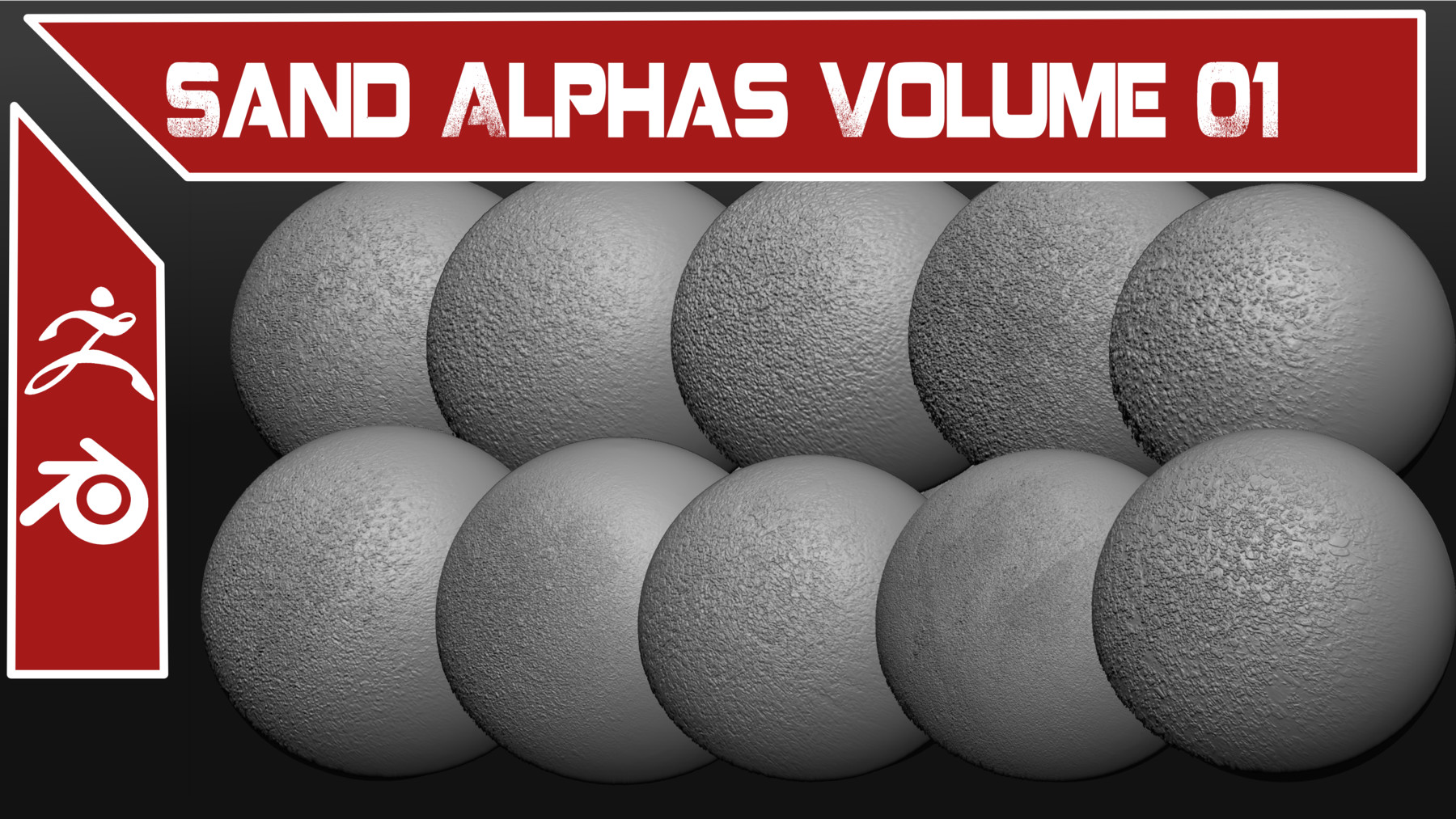 ArtStation - Sand Alphas Volume 01 | Brushes