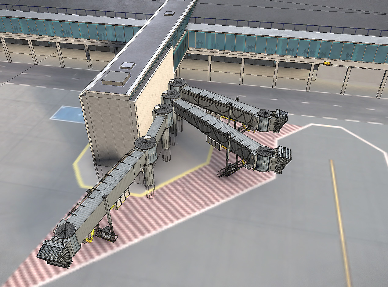 ArtStation - Airport Terminal Satellite4 LFPG | Resources