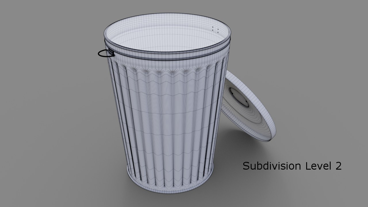 ArtStation - Dustbin 3 | Game Assets