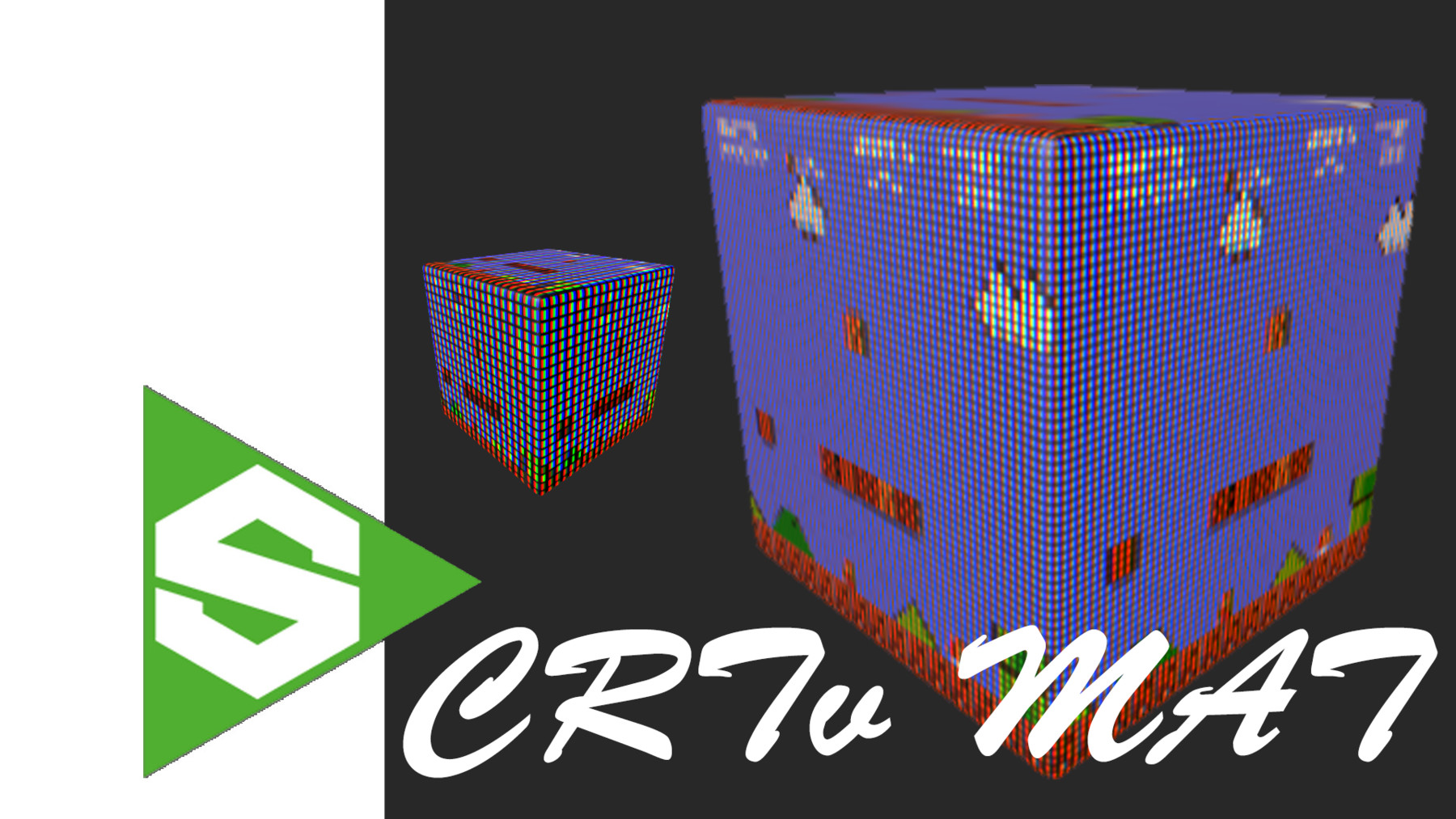 ArtStation - CRTv Screen Material | Resources