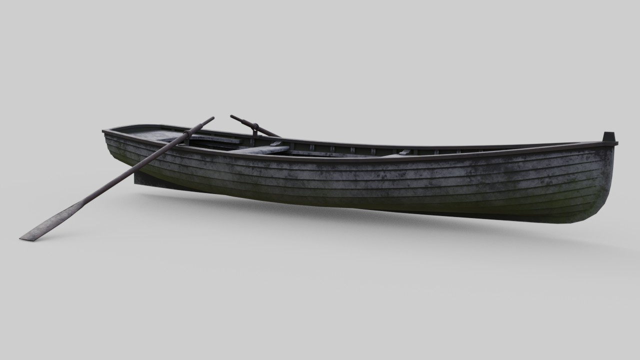 ArtStation - Rowboat 1C | Game Assets
