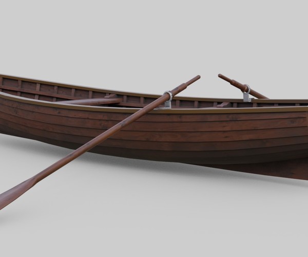 ArtStation - Rowboat 1D | Game Assets