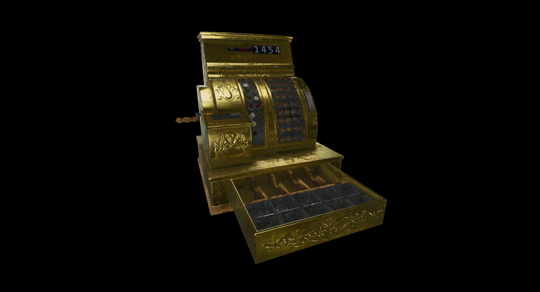 ArtStation - Victorian Cash Register | Resources