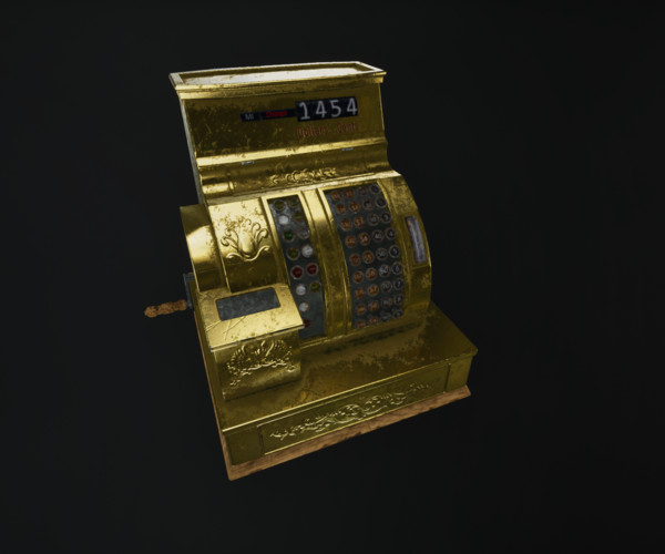 ArtStation - Victorian Cash Register | Resources