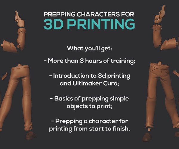 ArtStation - Prepping Characters for 3D Printing | Tutorials