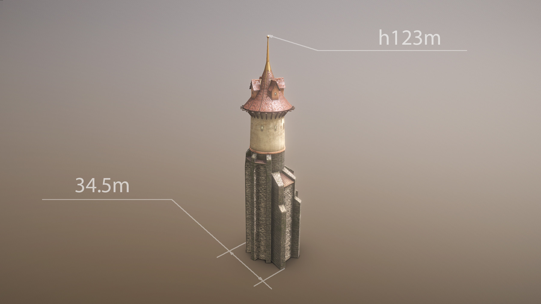 ArtStation - Medieval DRAGON Towers with general texture set 8k | Resources